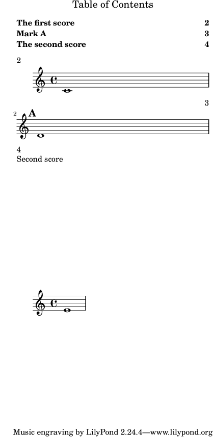 LilyPond snippets: Paper and layout