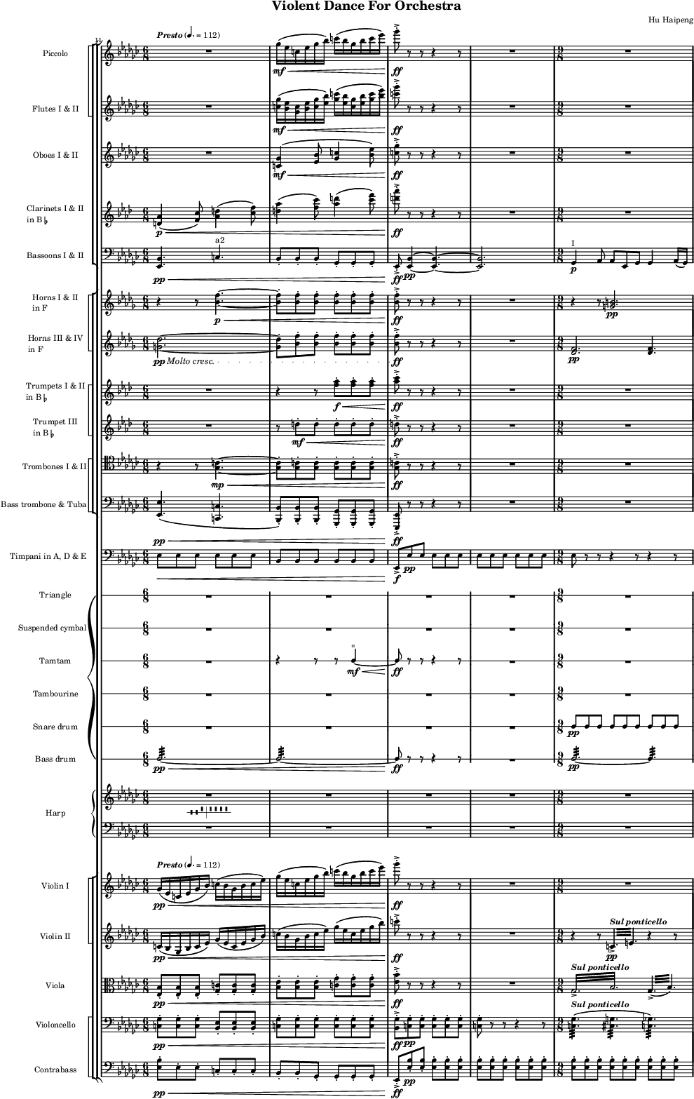 LilyPond – Music notation for everyone: Examples