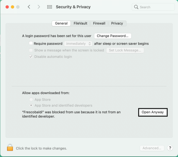 1.3 Graphical setup under macOS (LilyPond Learning Manual)